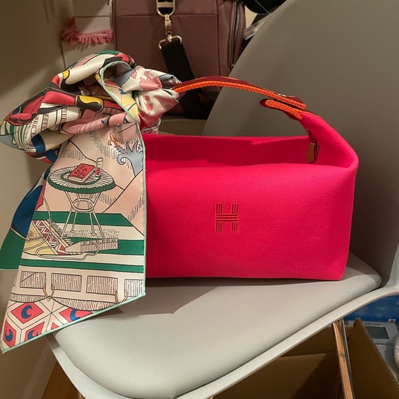 Hermes | Bags | Hermes Bride A Brac Convertible Bag In Hibiscus Size Large | Poshmark